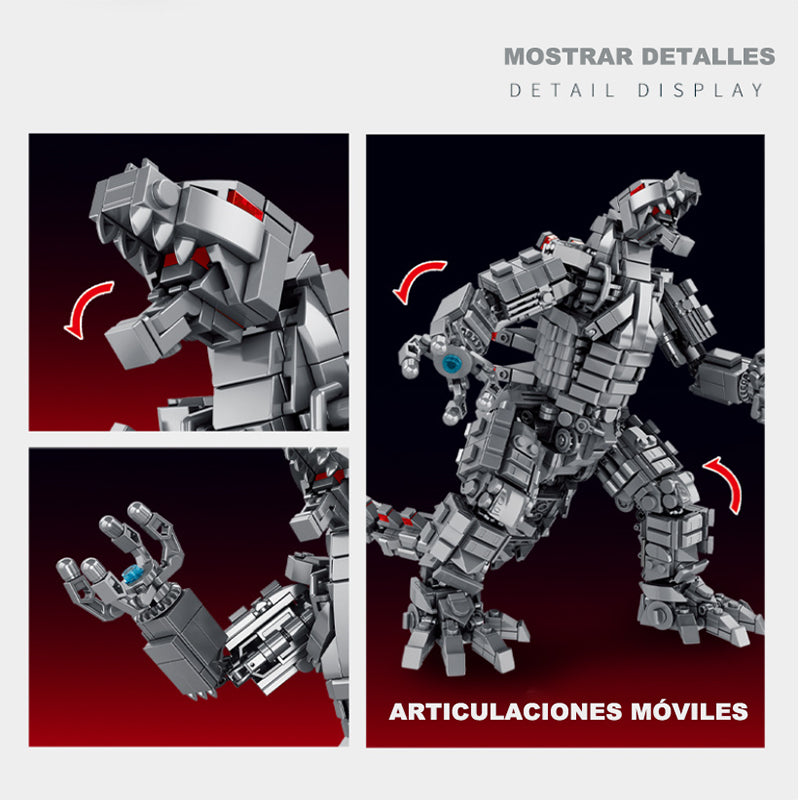 Mecha Godzilla Bloques Construcción Love Children Toys - 1446 Piezas ...